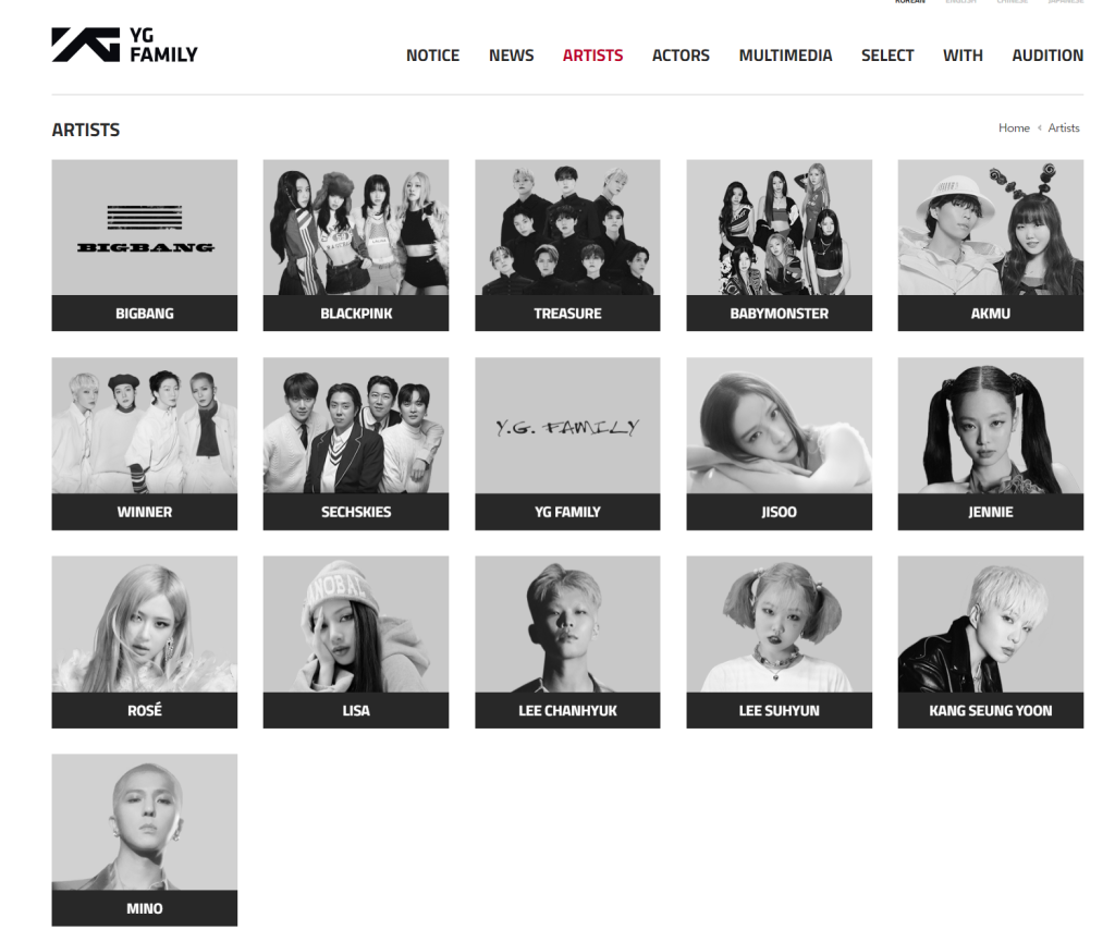 Has YG Entertainment retained BLACKPINK? Here's what its website says